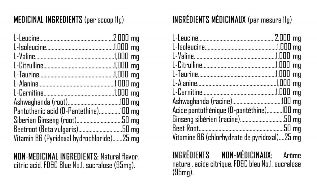 Amino+Recovery – Punch – fixsante.com