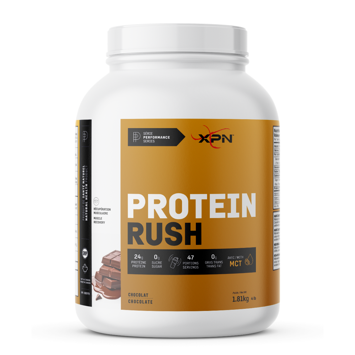 Protein Rush Chocolat – 1.81kg – fixsante.com
