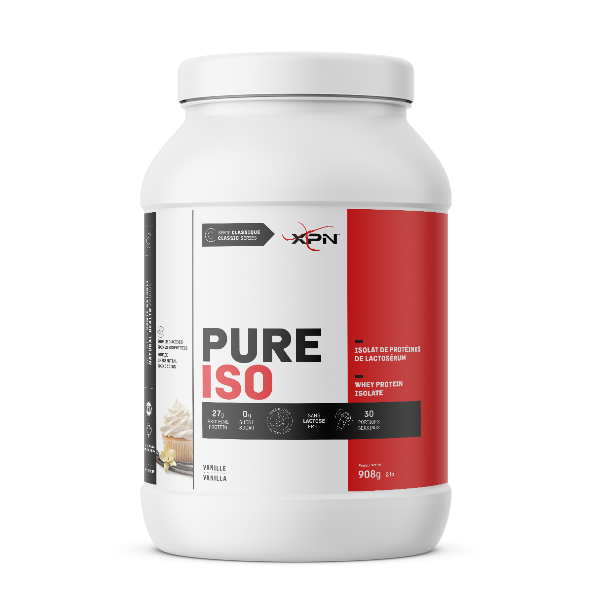 Pure Iso – Vanille – 908g / 2lbs – fixsante.com